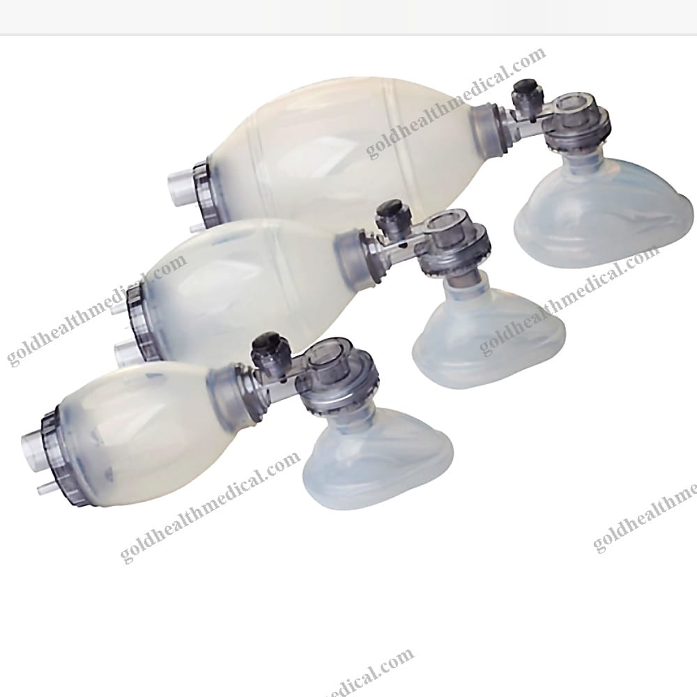 Durable Emergency CPR Kit Portable Silicone BVM Resuscitator with Value ...