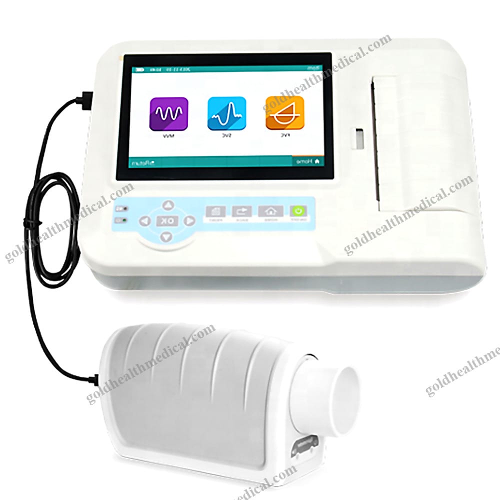 Durable SP100 Portable Spirometer Advanced Pulmonary Function Analyzer with Touch Sale or Rent ...