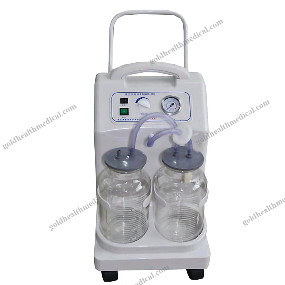 DualBottle Handheld Aspirator Suction Unit for Medical Use - GoldHealth ...