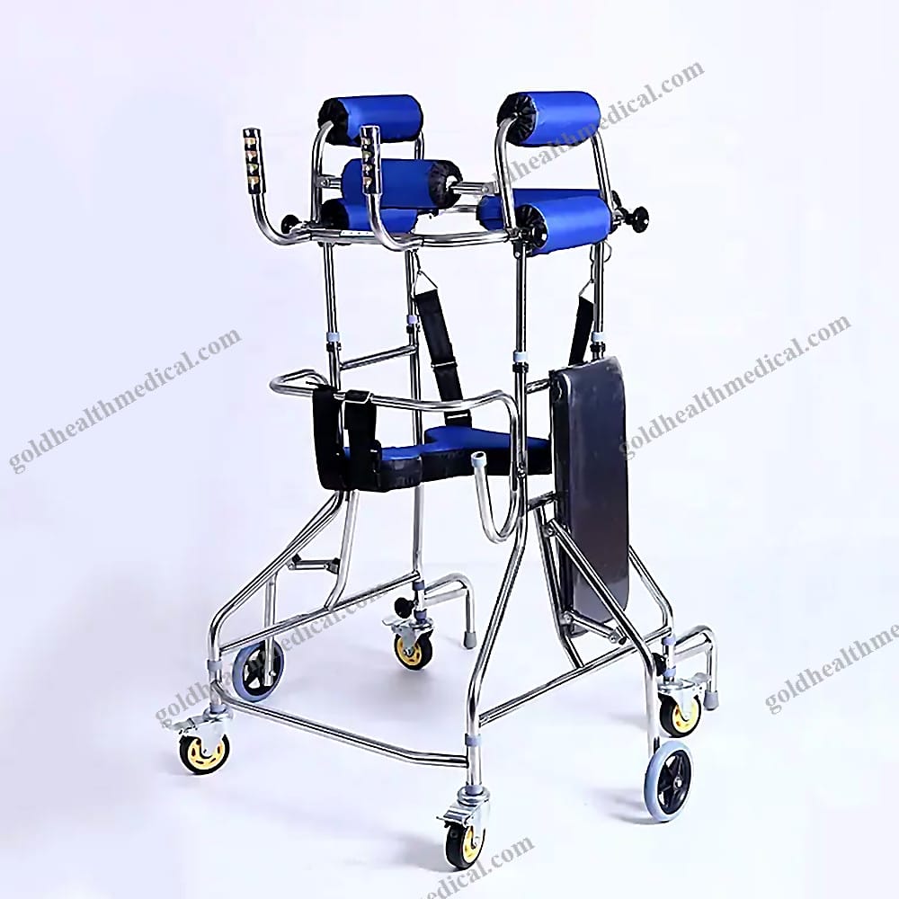 Durable Adjustable Stainless Steel Standing Frame Walker for Lower Limb ...