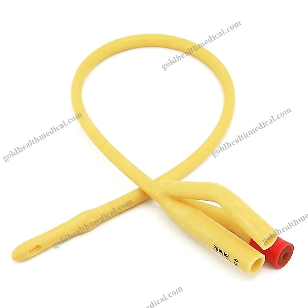 Certified 3Way Latex Foley Catheter - GoldHealth Medical Devices