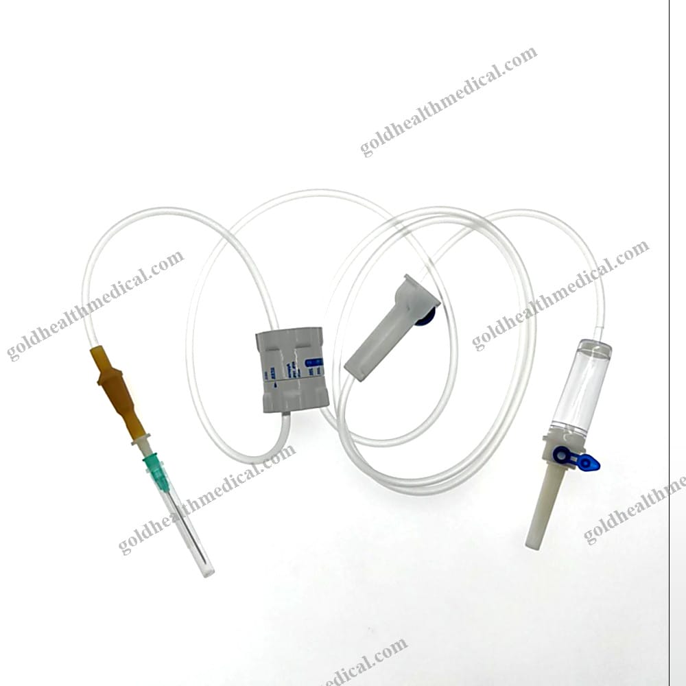 Durable IV Infusion Set with Flow Regulator Sale or Rent Near Me – Gold ...