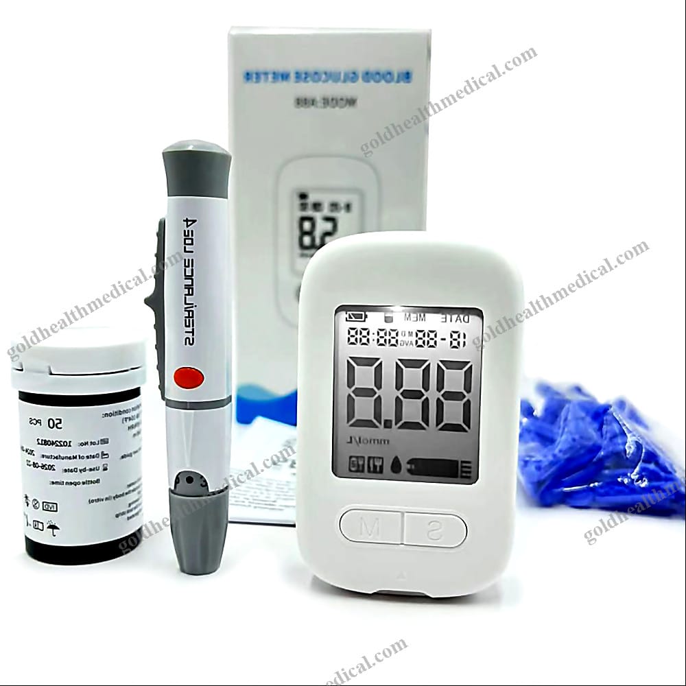 Durable AccuFast Pro Glucose Meter Kit Sale or Rent Near Me – Gold ...
