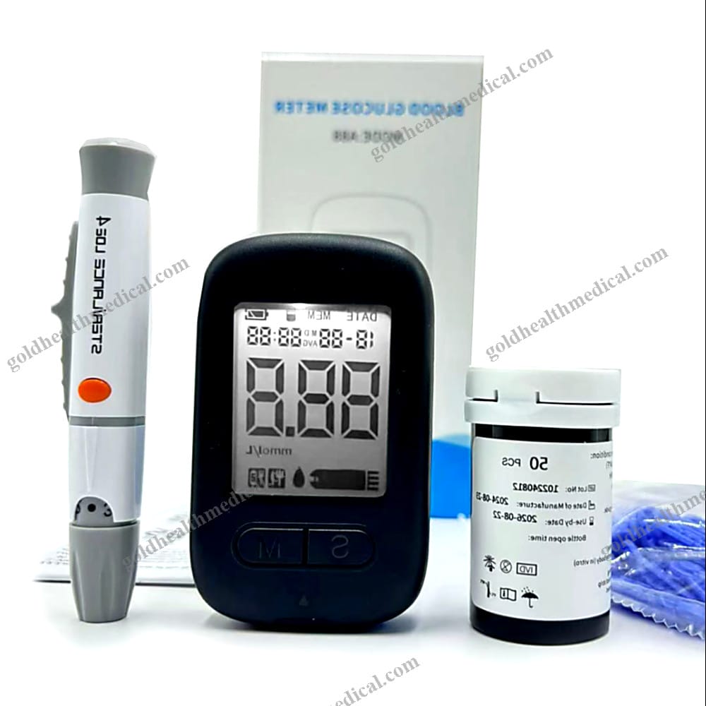Durable AccuFast Pro Glucose Meter Kit Sale or Rent Near Me – Gold ...