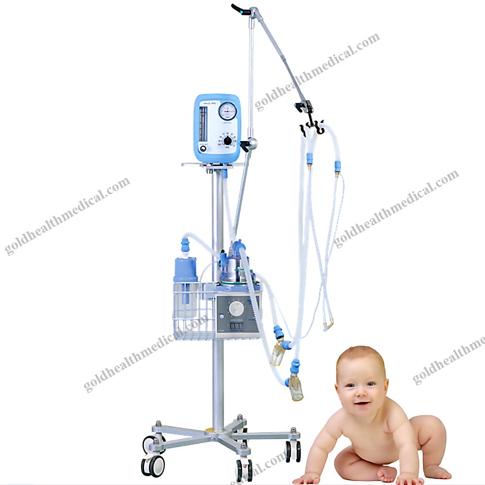 Neonatal Bubble CPAP System Pediatric Respiratory Aid - Gold Health Medical