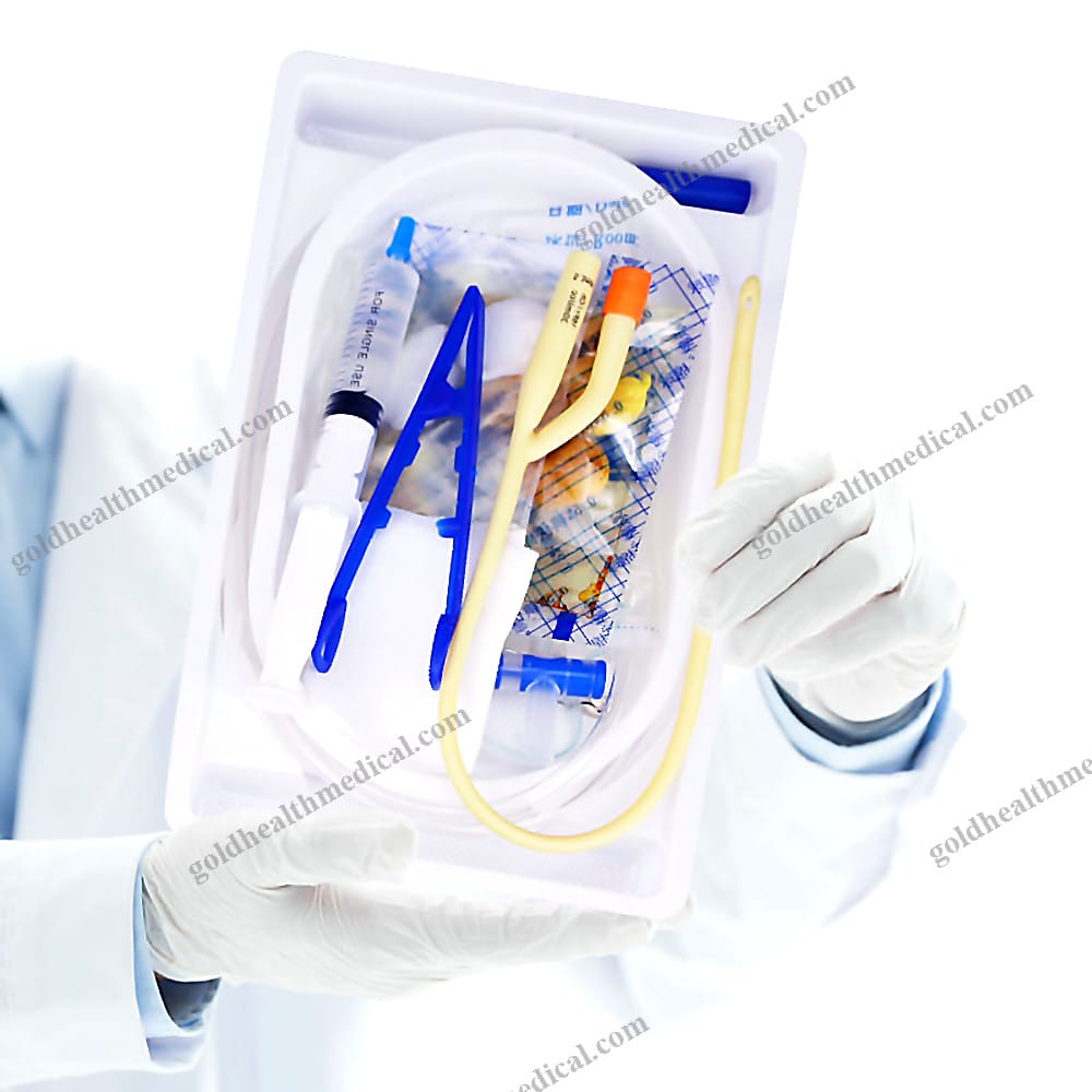 Durable Sterile Disposable Urinary Catheter Kit With Latex Silicone ...