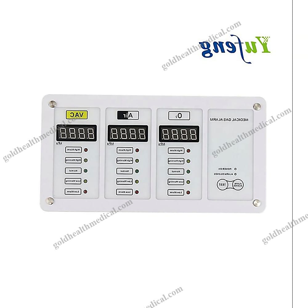 Durable Digital LED Medical Gas Pressure Monitor with Alarm System Sale ...