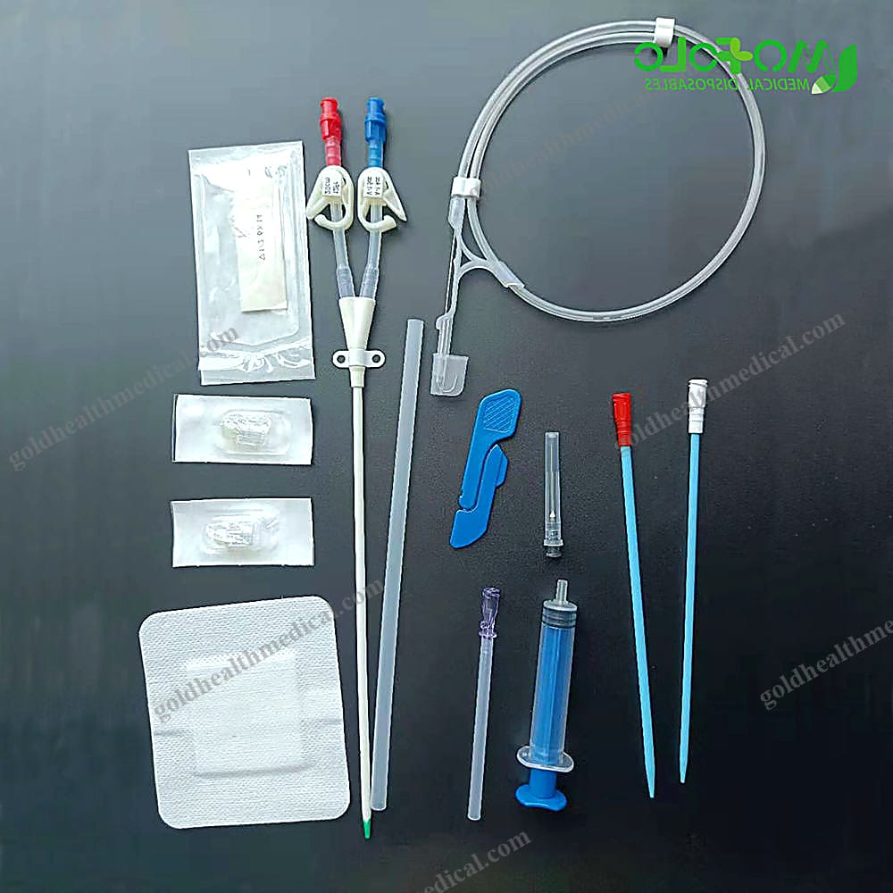Durable Advanced Hemodialysis Catheter Kit Single Double Triple Lumen ...